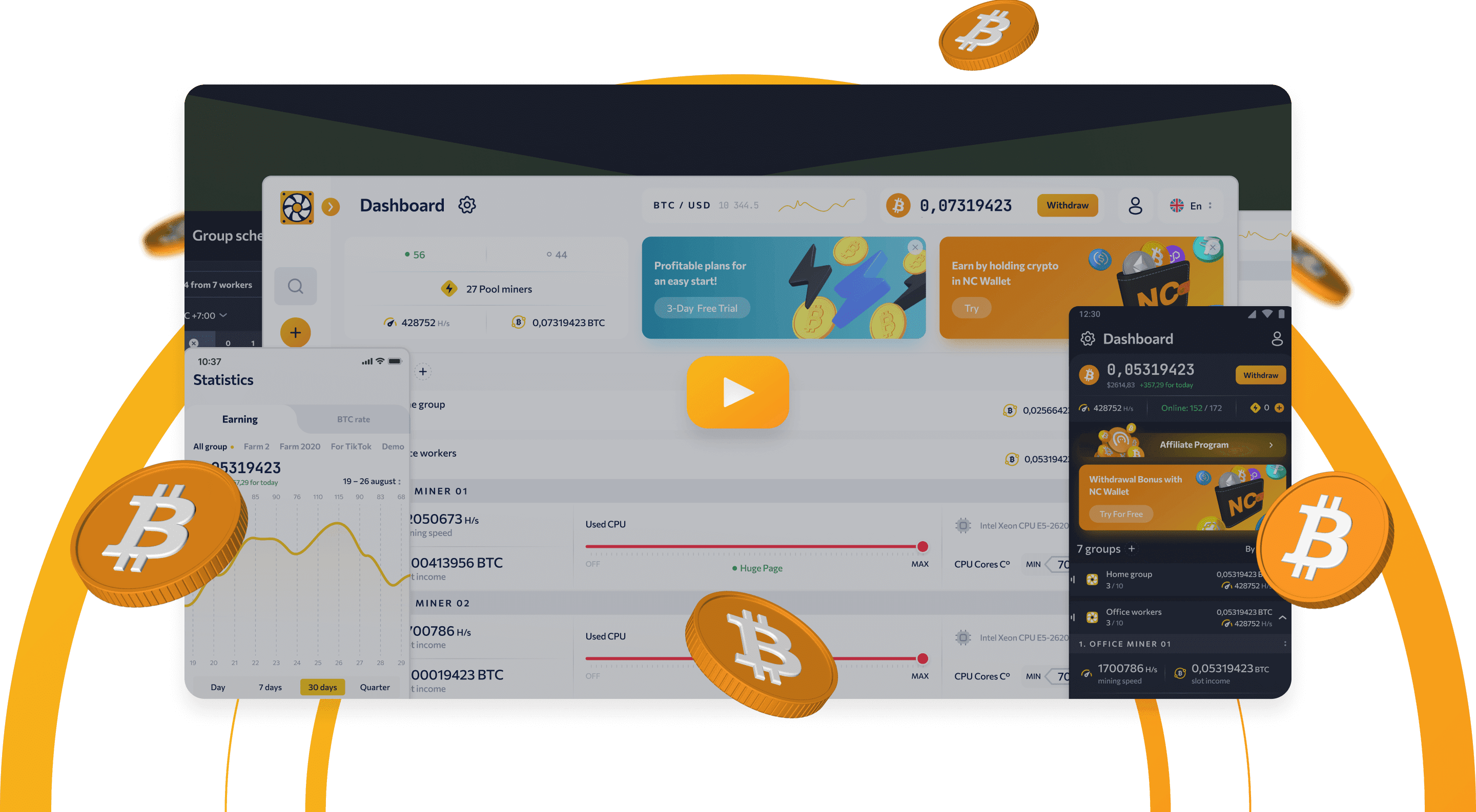 CT Farm – Get BTC without a PC